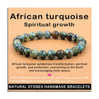 AD Beads African Turquoise Bracelet