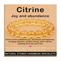 AD Beads citrine gemstone bracelet