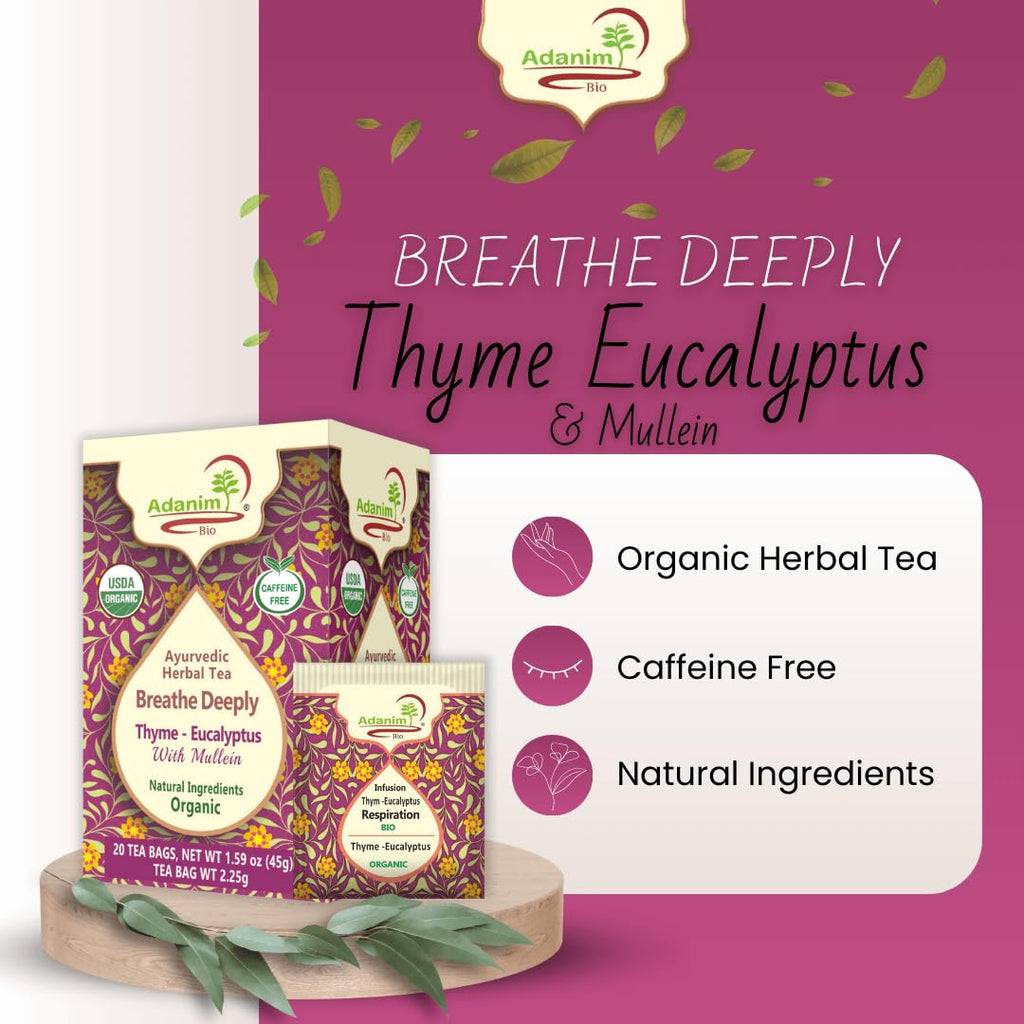 Adanim herbal tea with calming properties