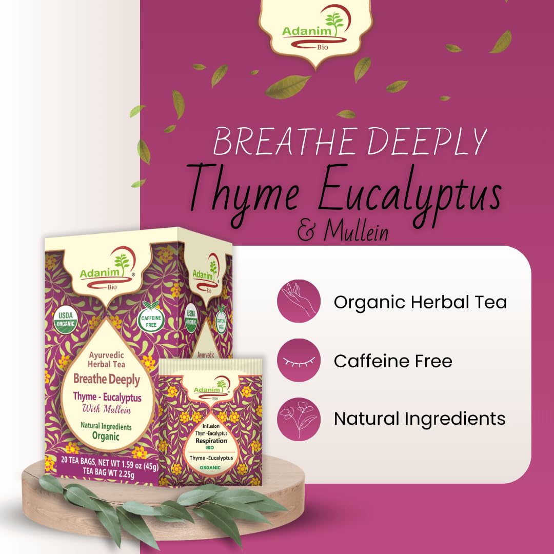 Adanim herbal tea with calming properties