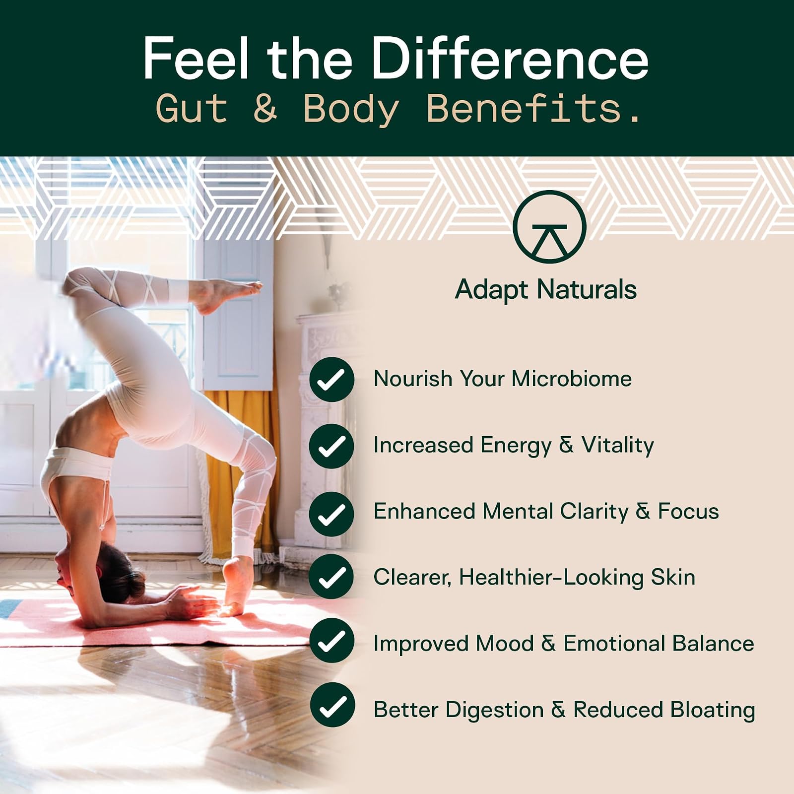 Adapt Naturals probiotics for everyday wellness