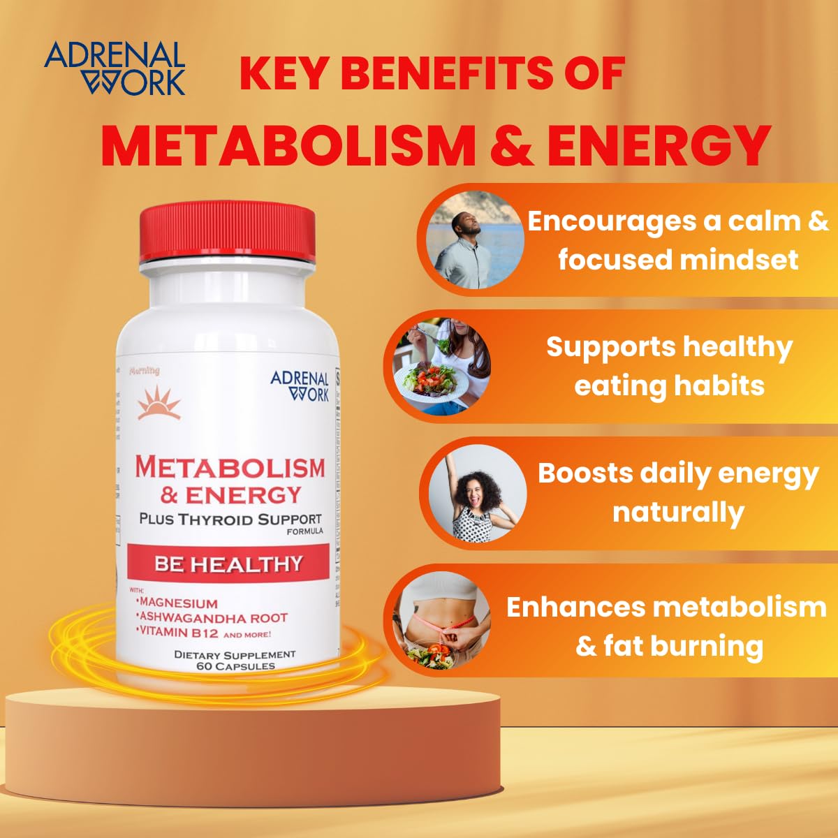 adaptogen blend with rhodiola for focus