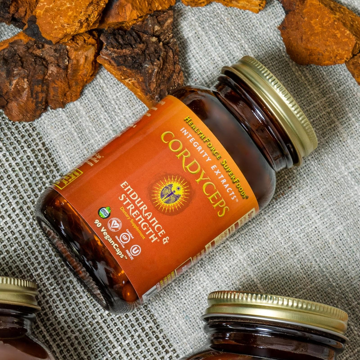 Adaptogen capsules for stress relief