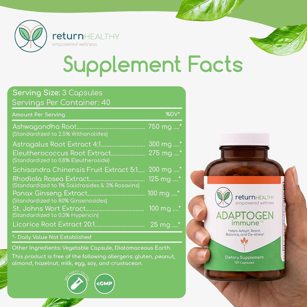 Adaptogen Immune herbal supplement