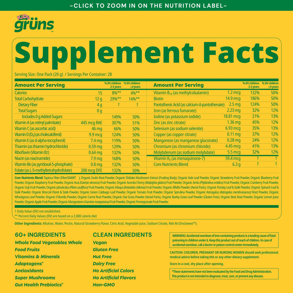 Adaptogen-infused gummy vitamins for children