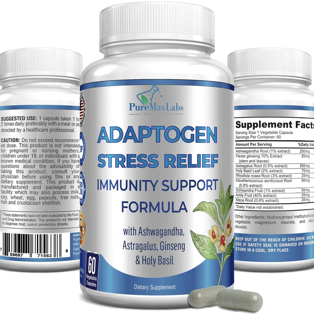 Adaptogen multivitamins for stress relief