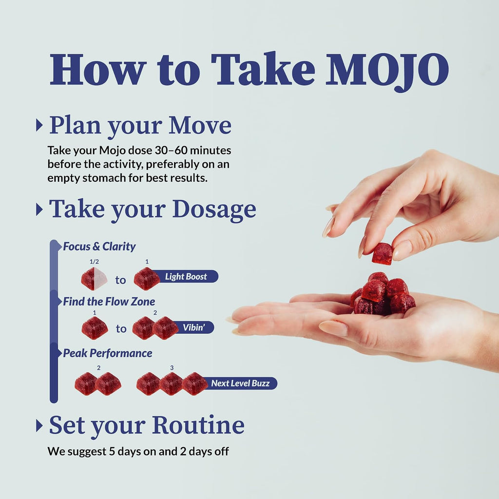Adaptogen-rich Mojo Focus Gummies