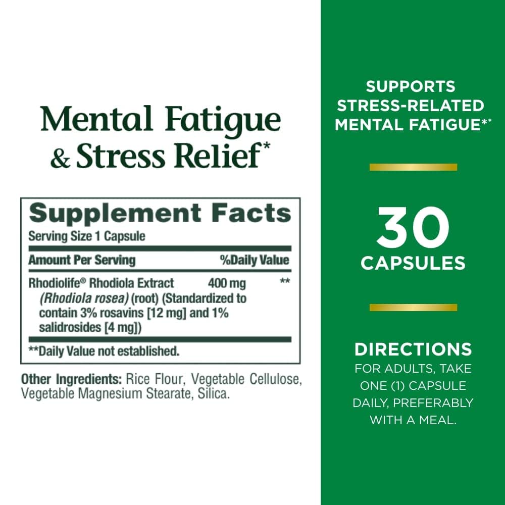 Adaptogen supplement for stress relief