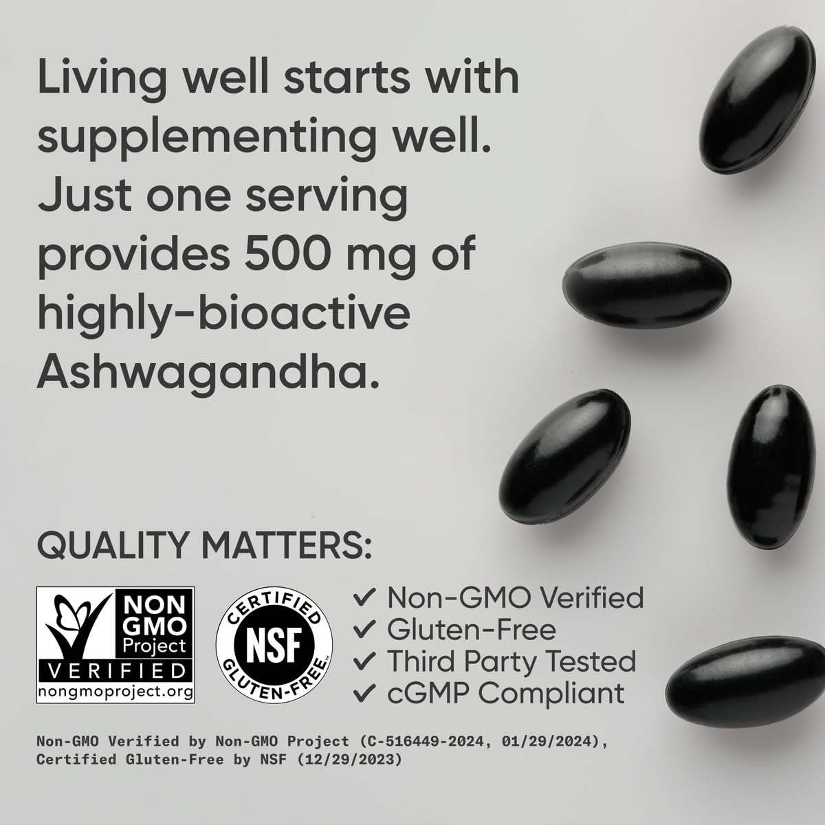 Adaptogenic ashwagandha for daily use