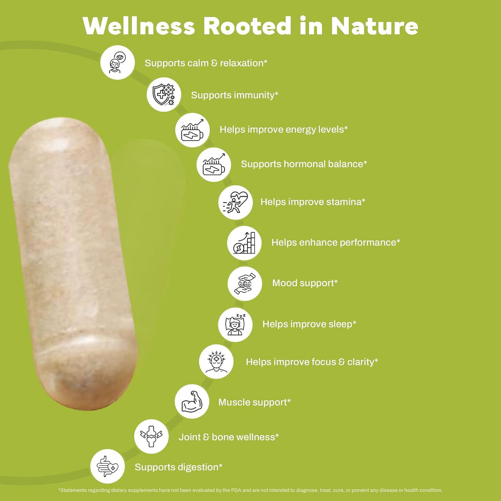 Adaptogenic Ashwagandha for wellness