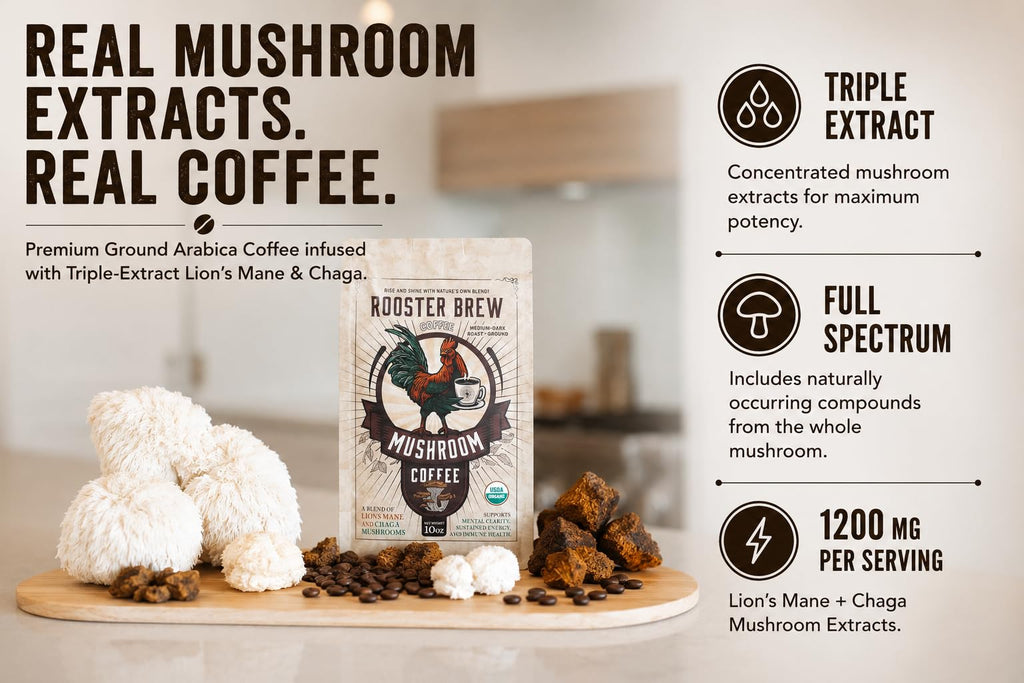Adaptogenic coffee for mental clarity
