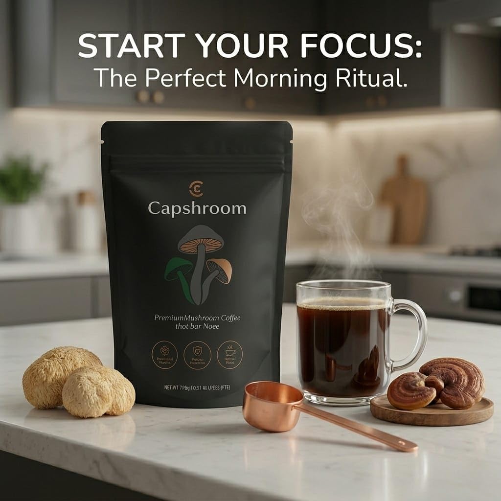 adaptogenic coffee with mushroom benefits