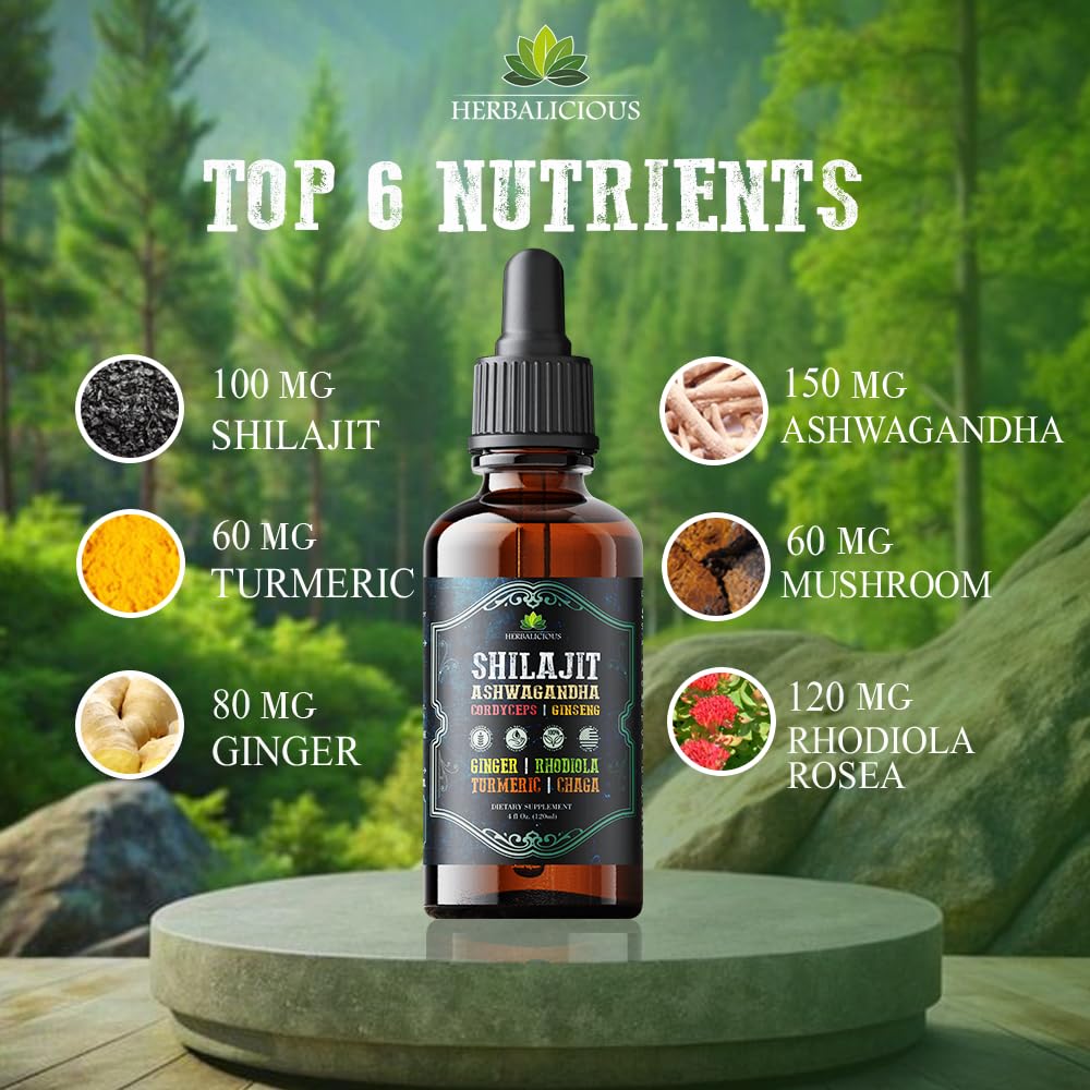 Adaptogenic drops for stress relief