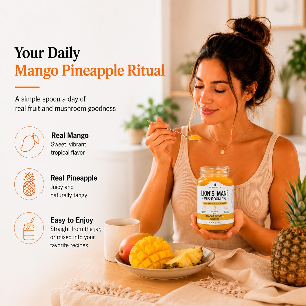 Adaptogenic Lion's Mane for mental clarity