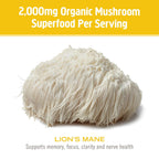 Adaptogenic Lion's Mane for stress relief