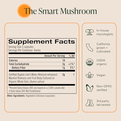adaptogenic lion's mane supplement