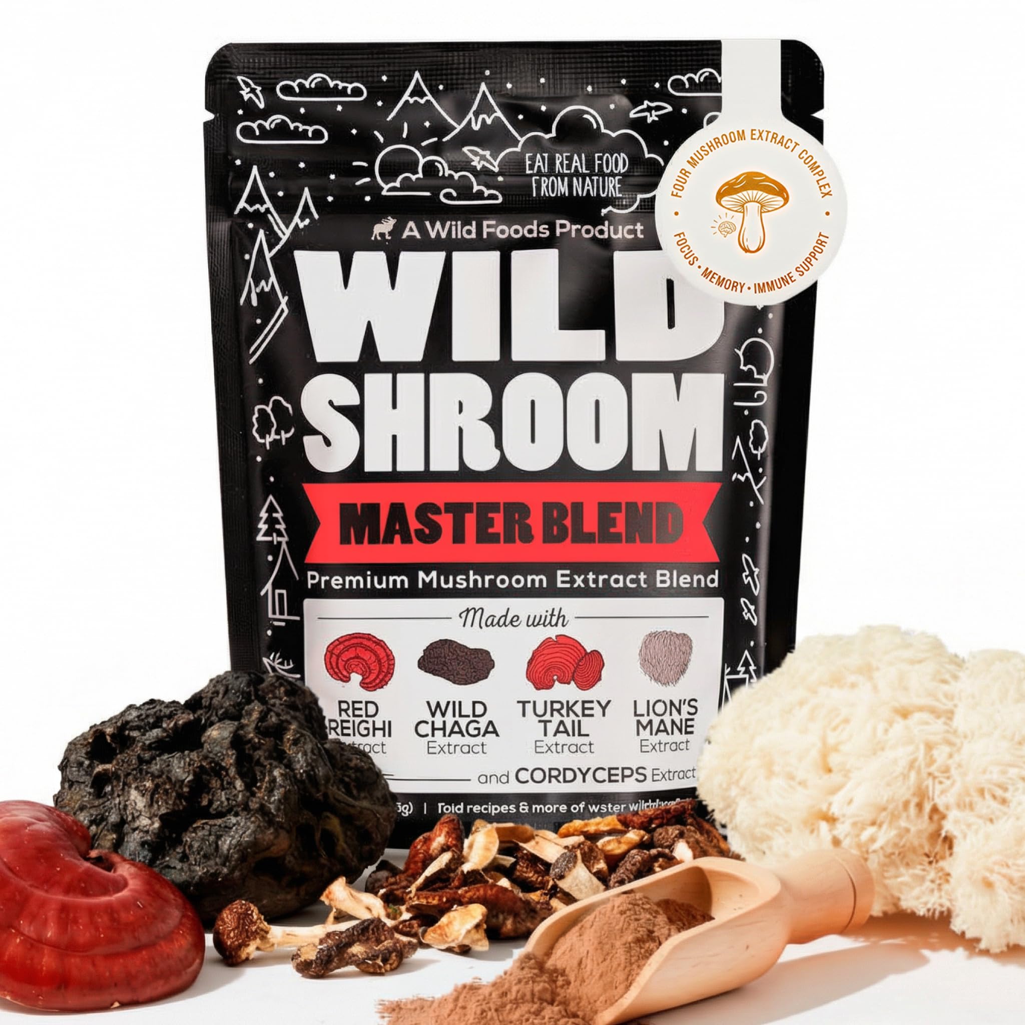 adaptogenic mushroom blend benefits
