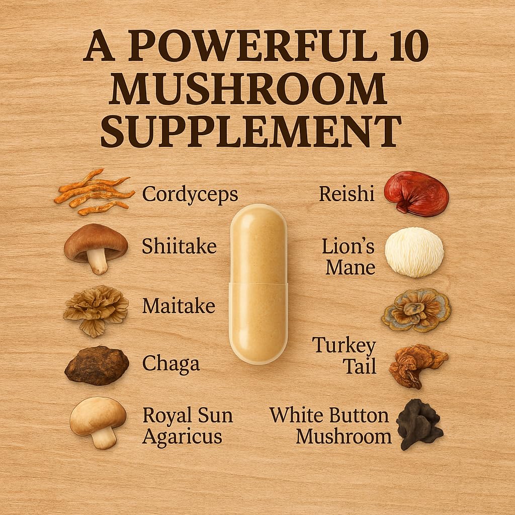 adaptogenic mushroom blend for vitality