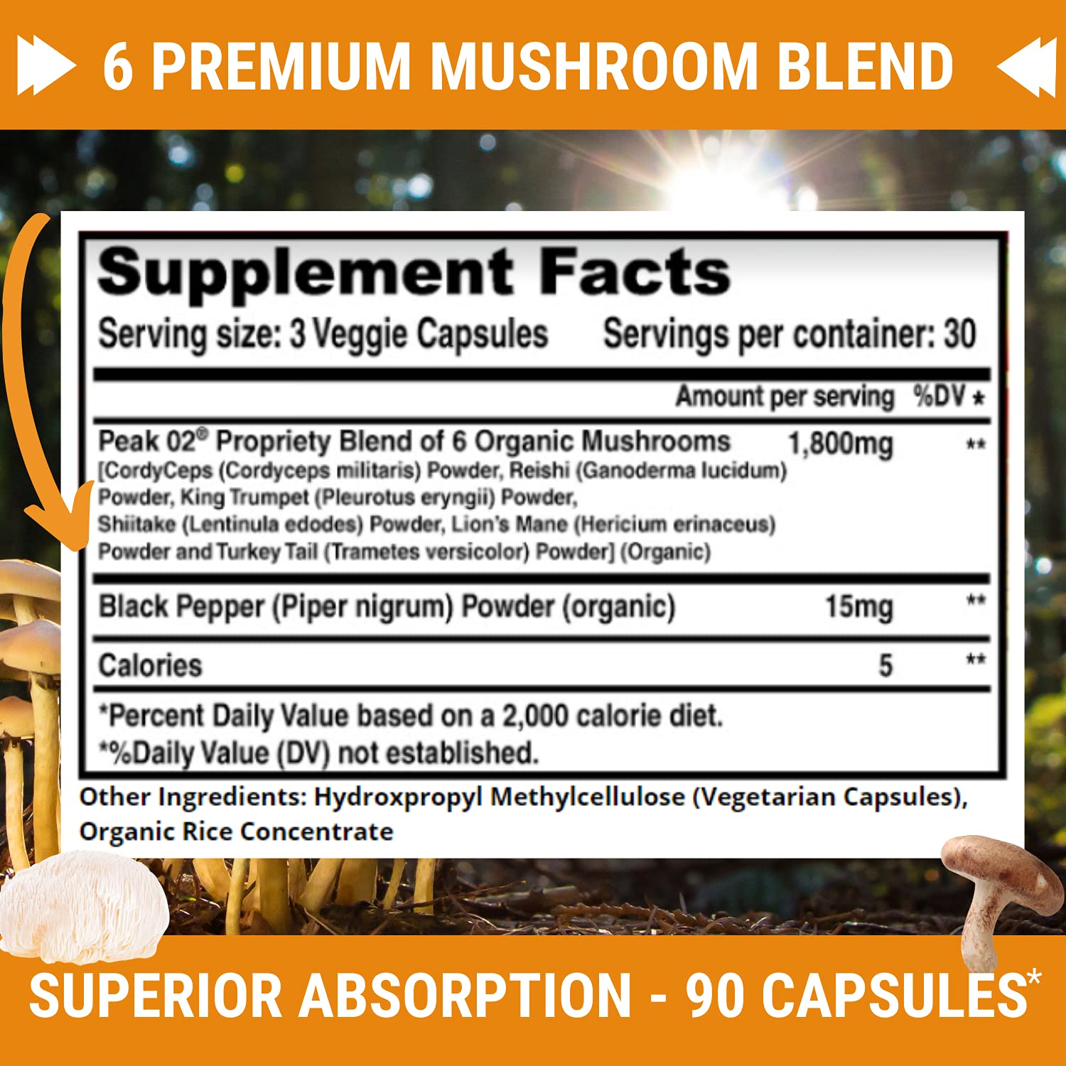 adaptogenic mushroom blend for vitality