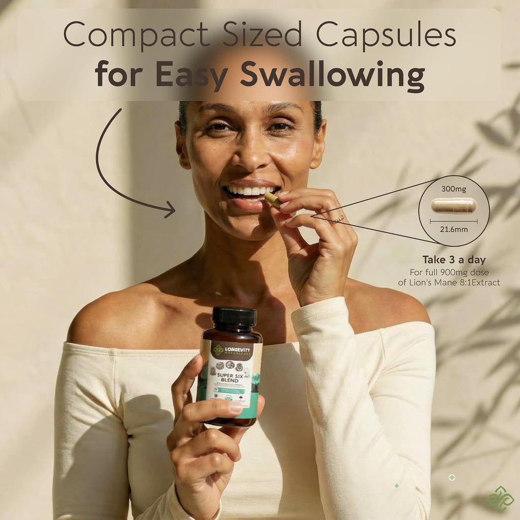 adaptogenic mushroom capsules for vitality