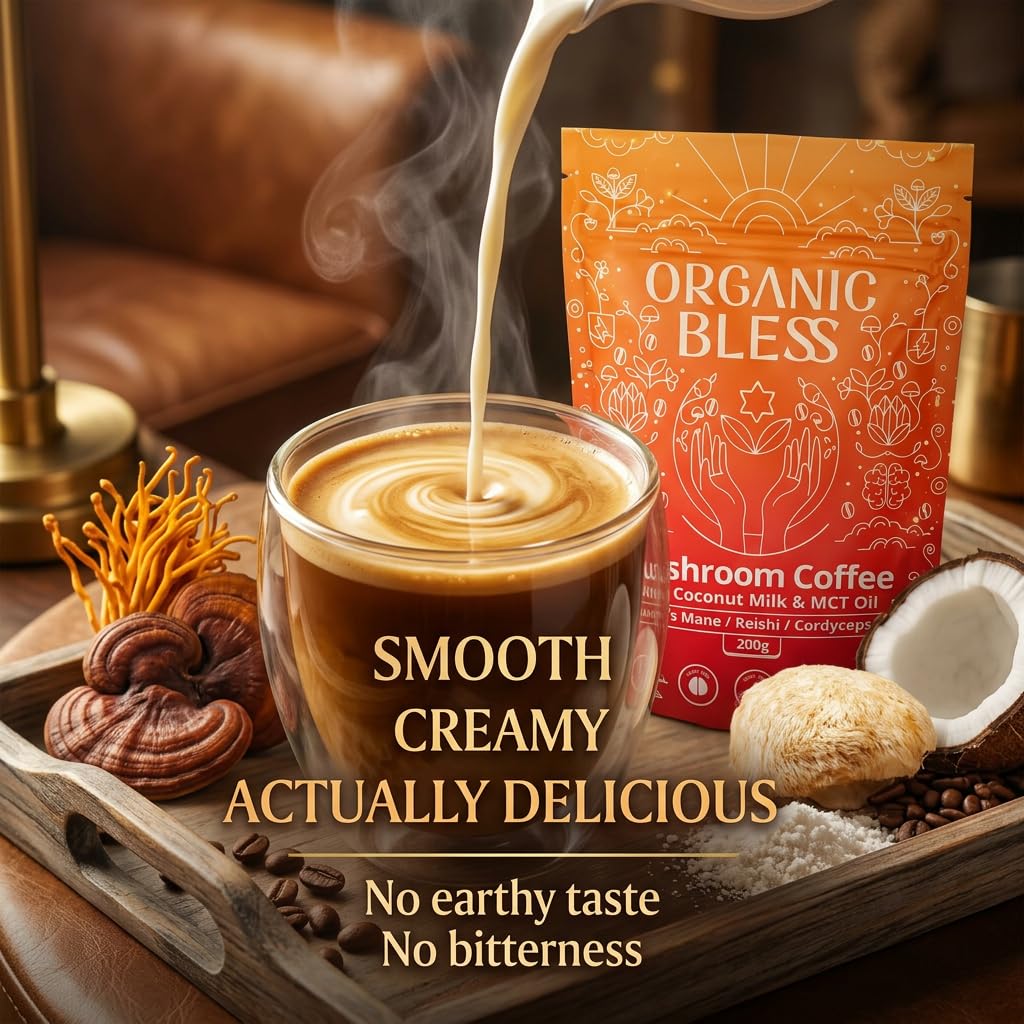adaptogenic mushroom coffee benefits