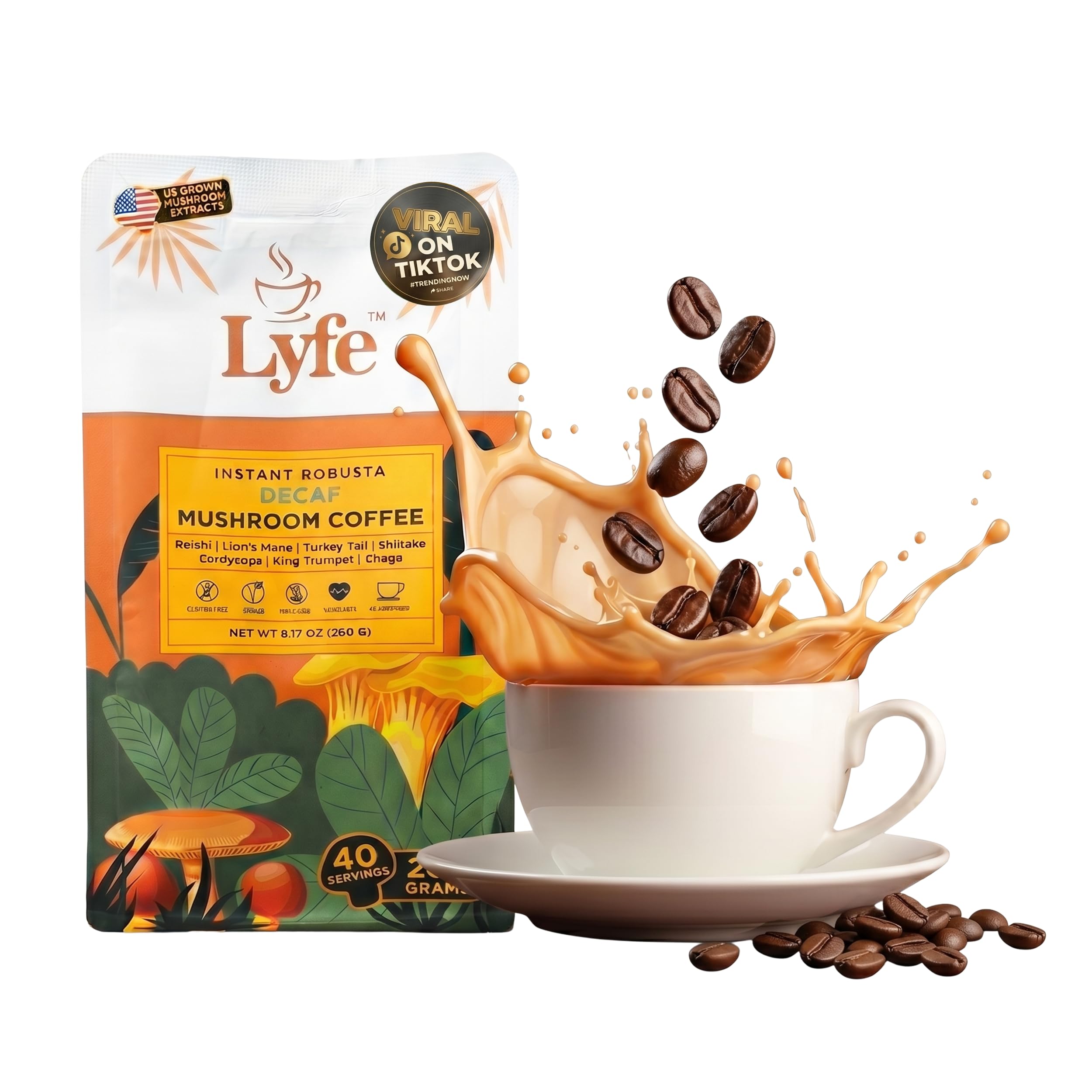 adaptogenic mushroom coffee blend