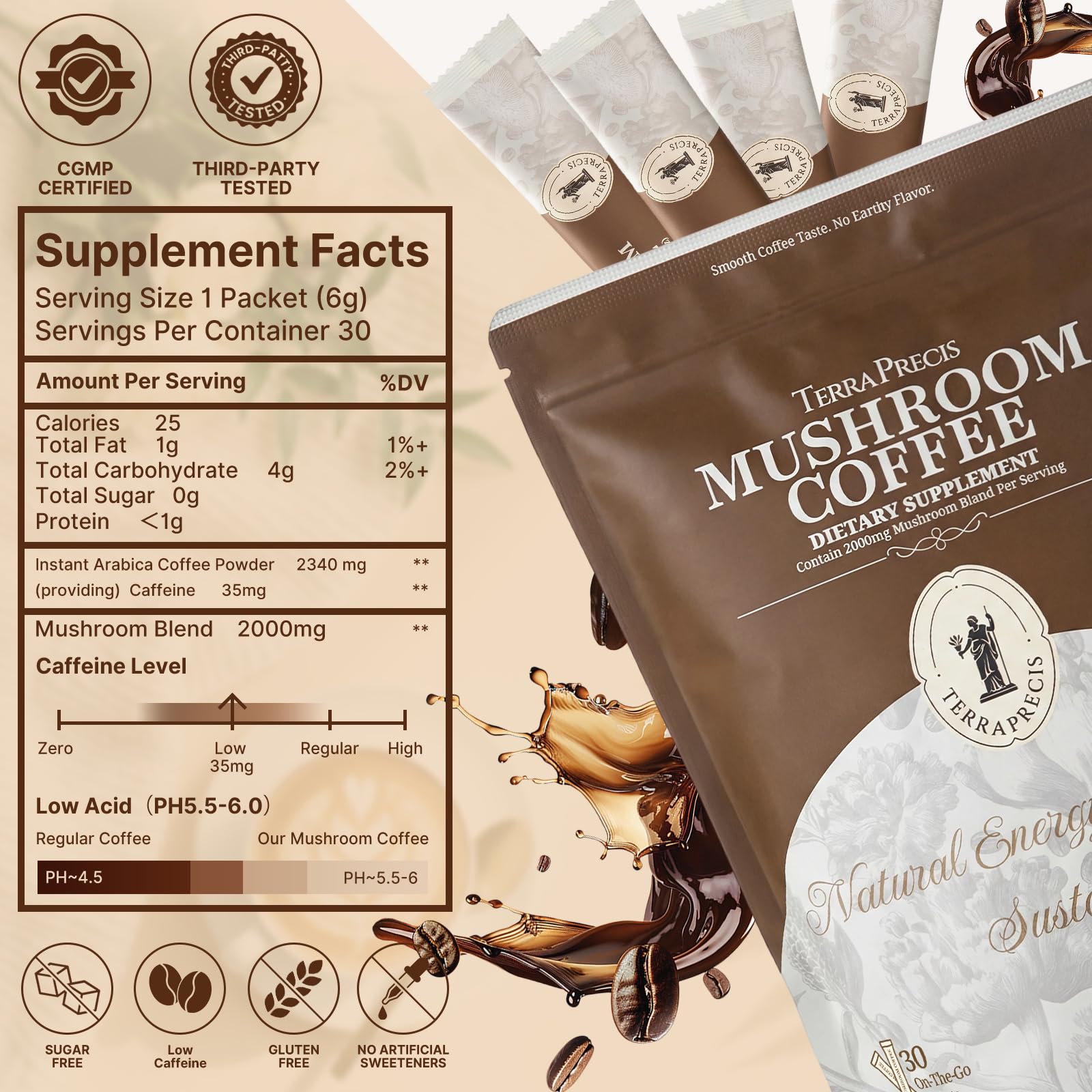 adaptogenic mushroom coffee blend