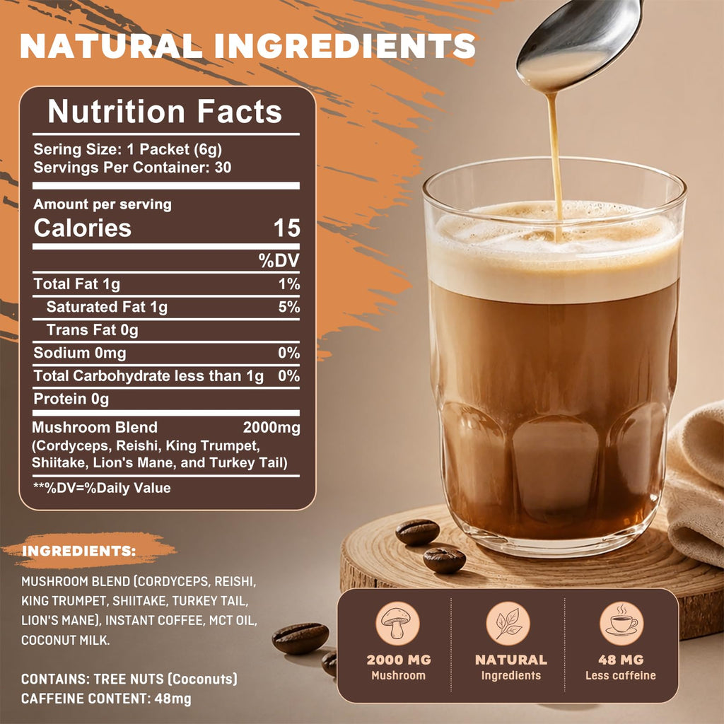 adaptogenic mushroom coffee for energy
