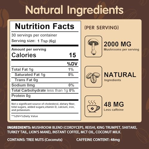 adaptogenic mushroom coffee for energy