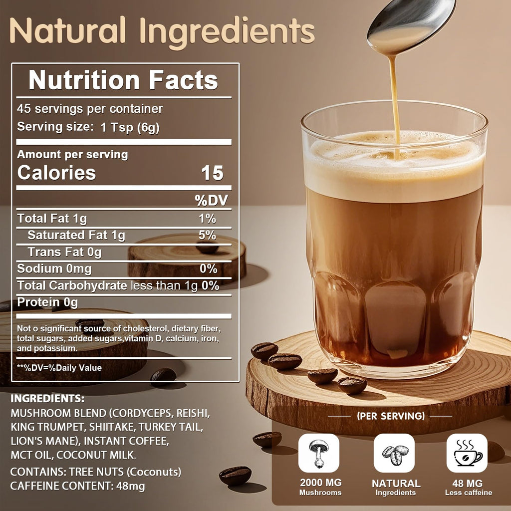 adaptogenic mushroom coffee for energy