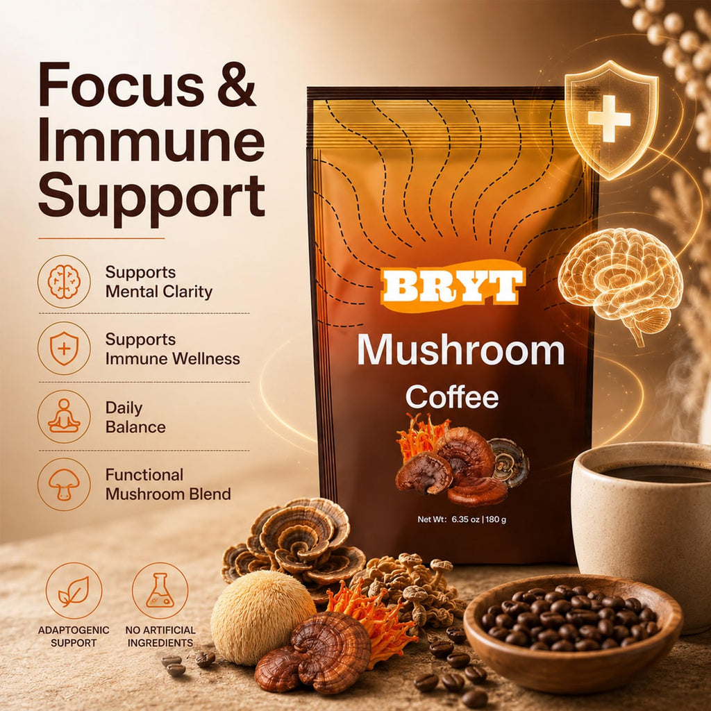 adaptogenic mushroom coffee for energy