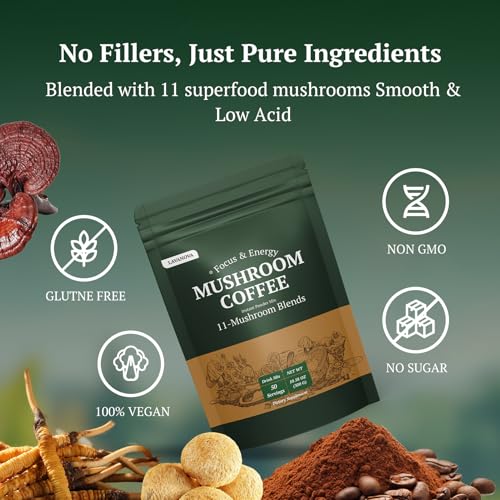 adaptogenic mushroom coffee for stress relief