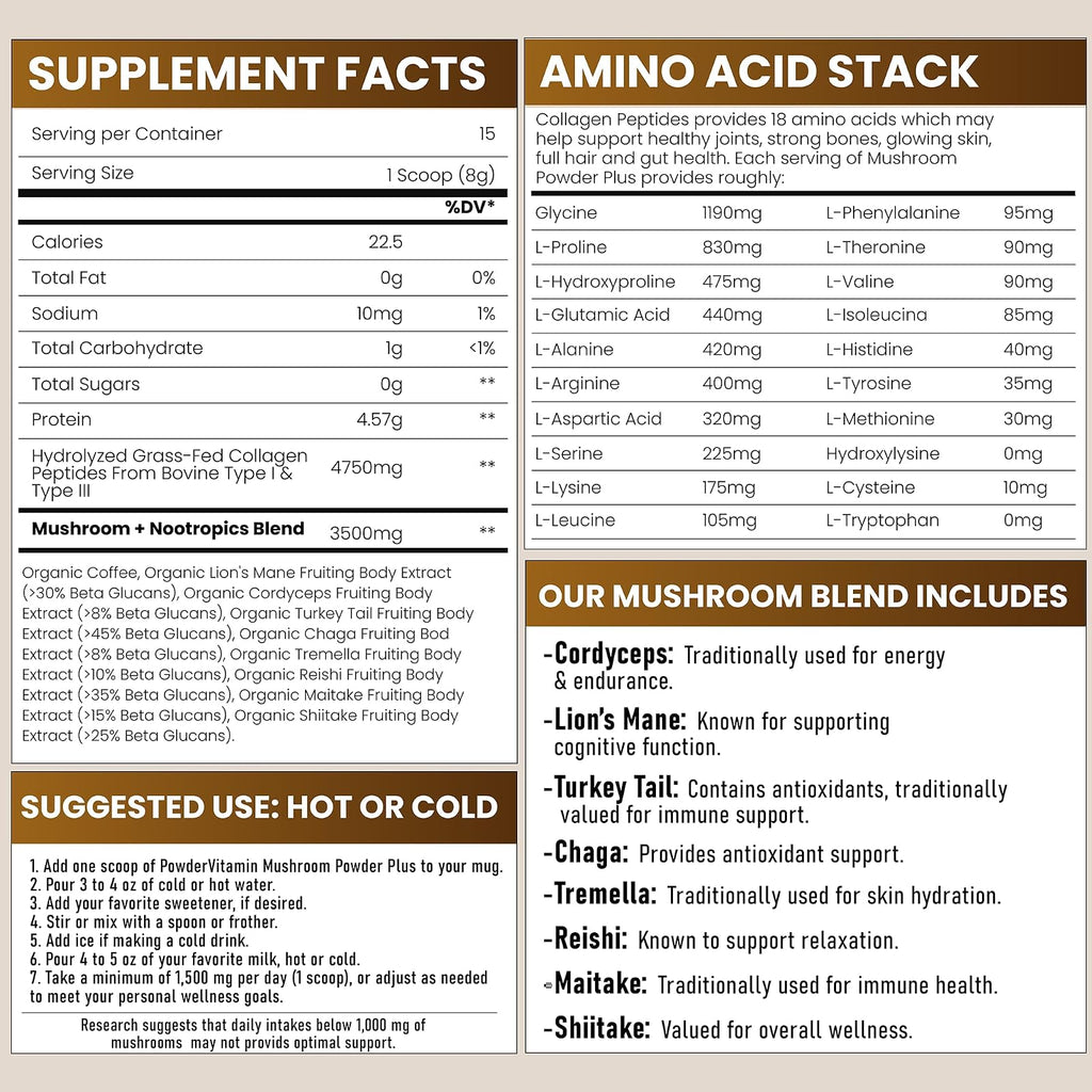 adaptogenic mushroom coffee for vitality