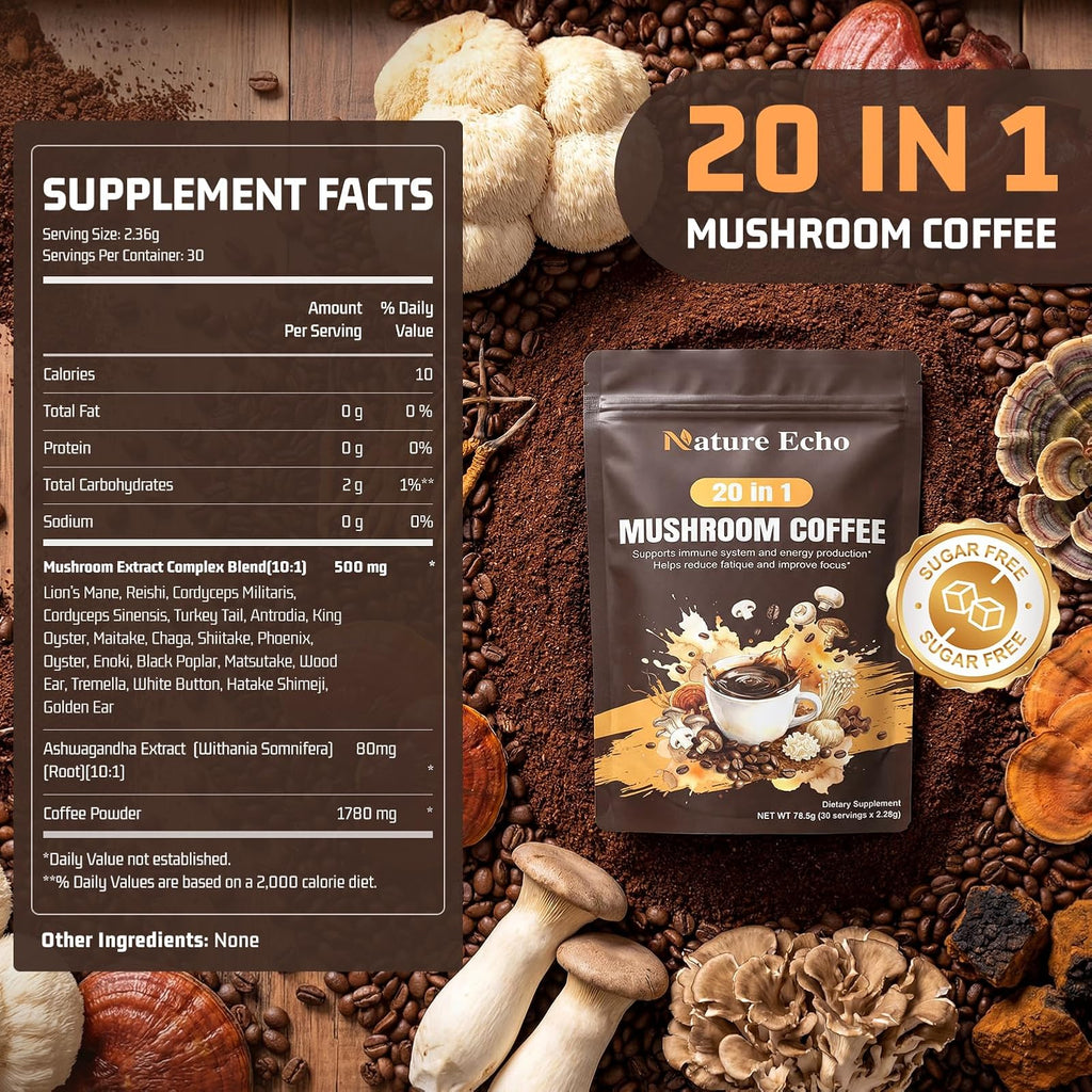 adaptogenic mushroom coffee mix