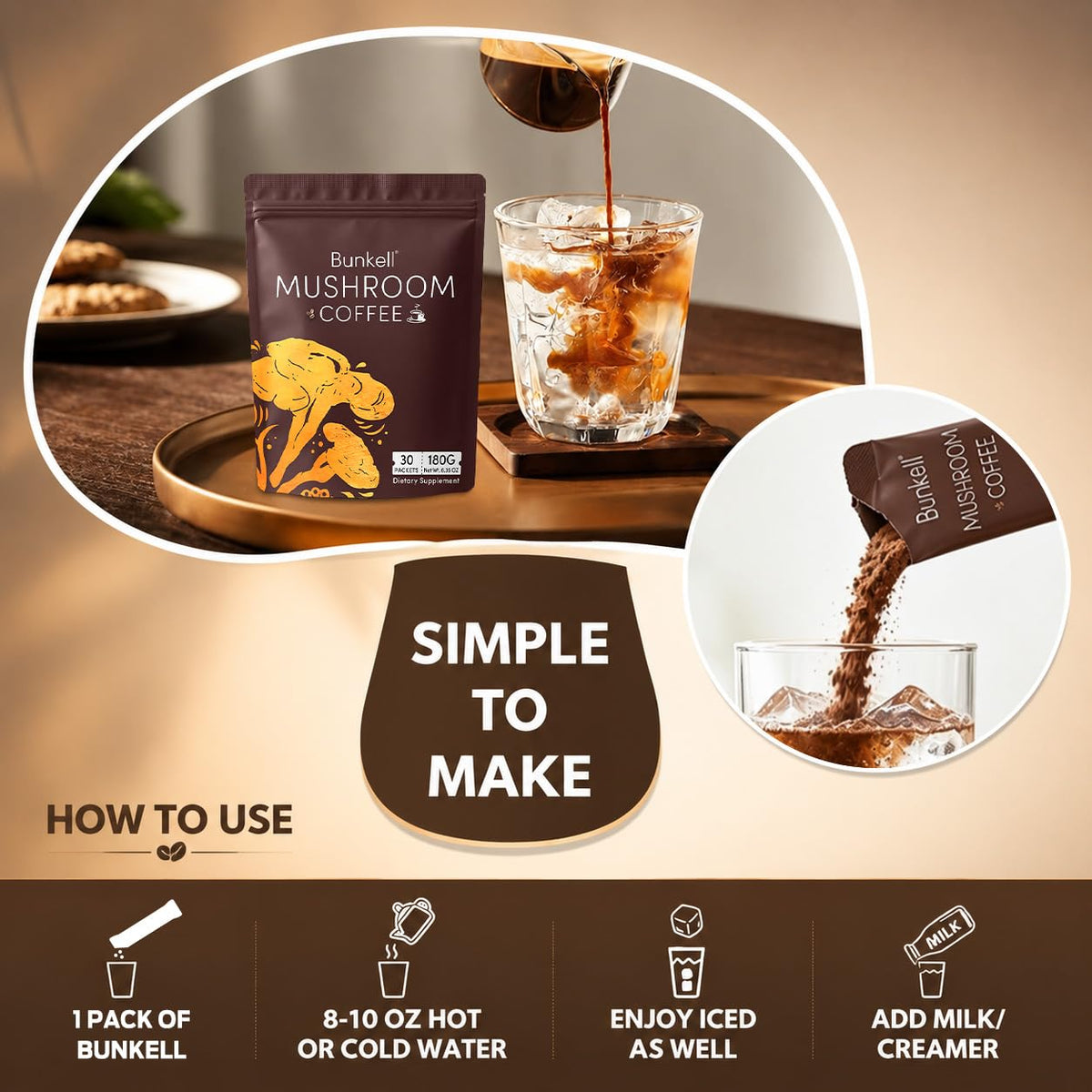 adaptogenic mushroom coffee mix