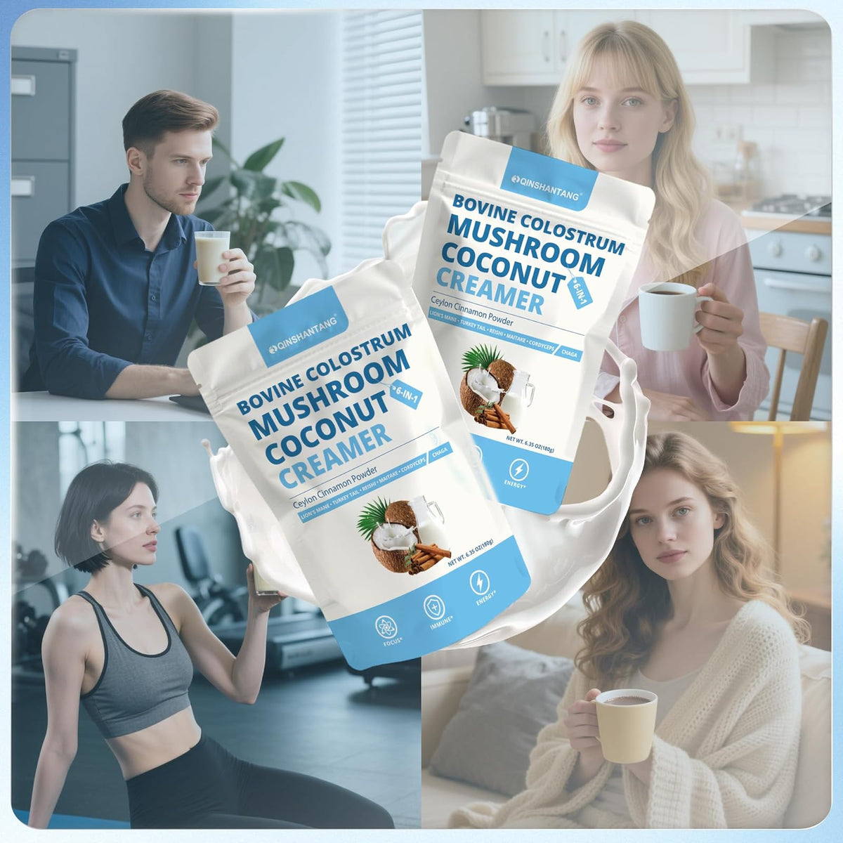 Adaptogenic mushroom complex for wellness