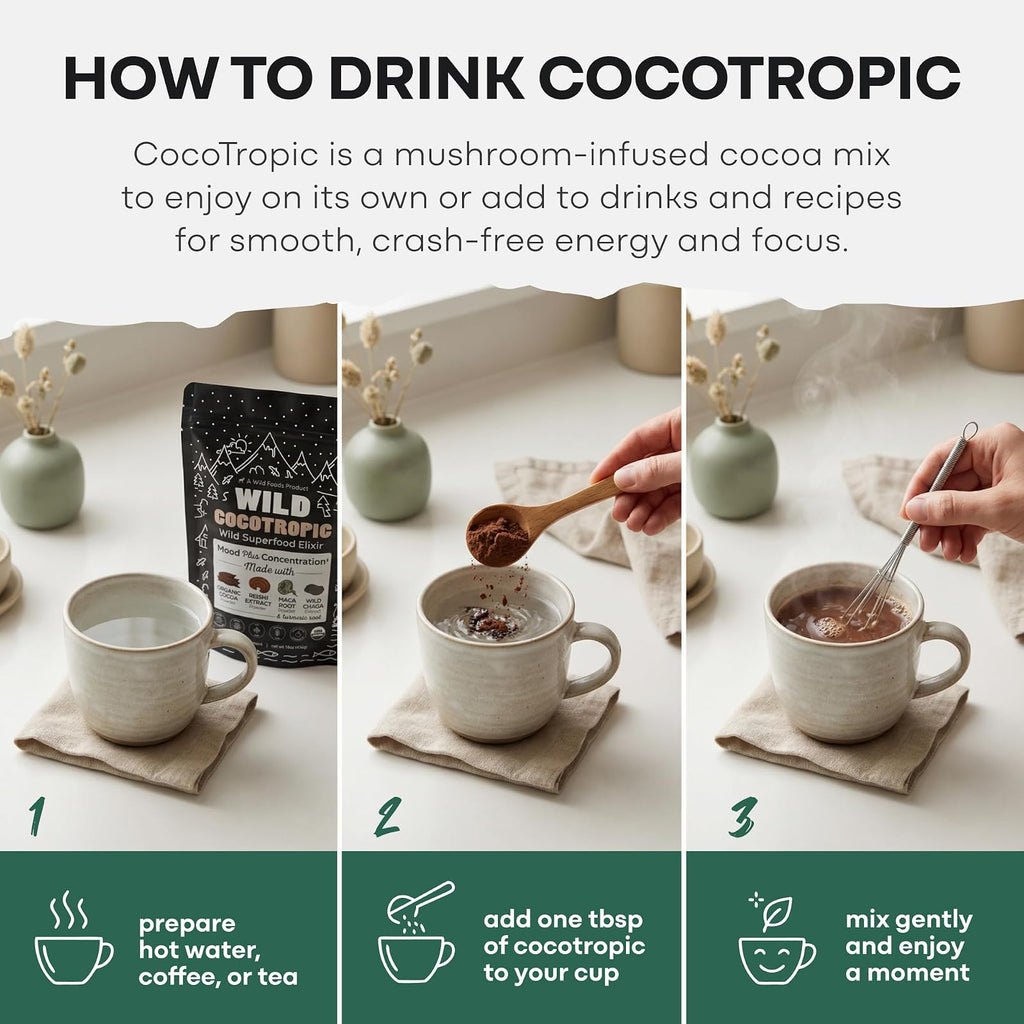 adaptogenic mushroom drink for wellness