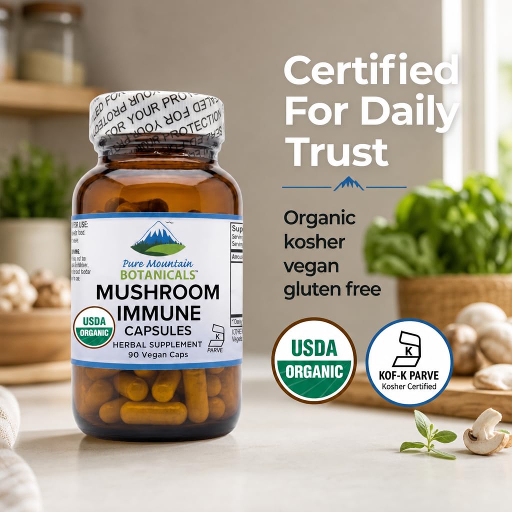 adaptogenic mushroom supplement benefits