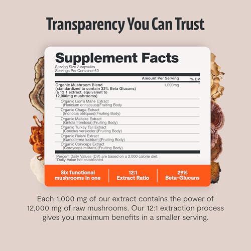 adaptogenic mushroom supplement for stress relief