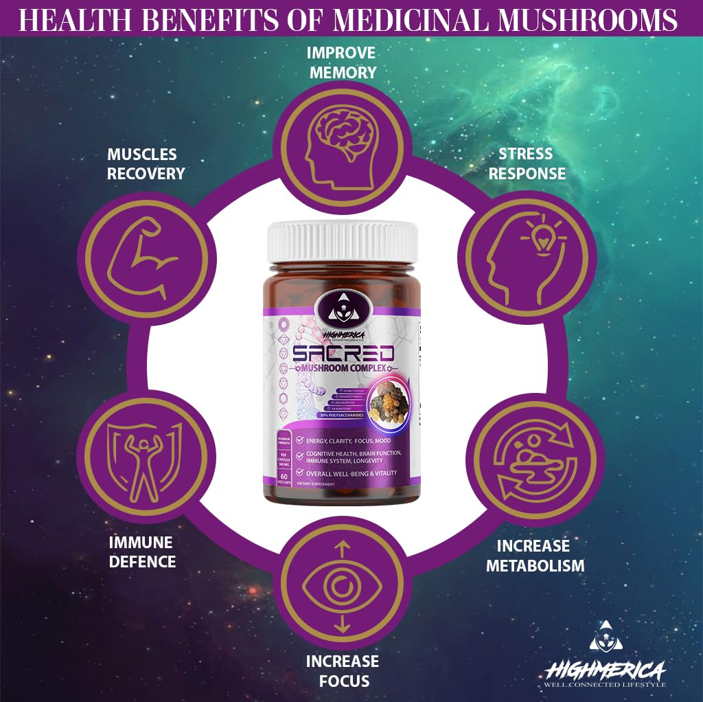 Adaptogenic mushrooms for balanced energy