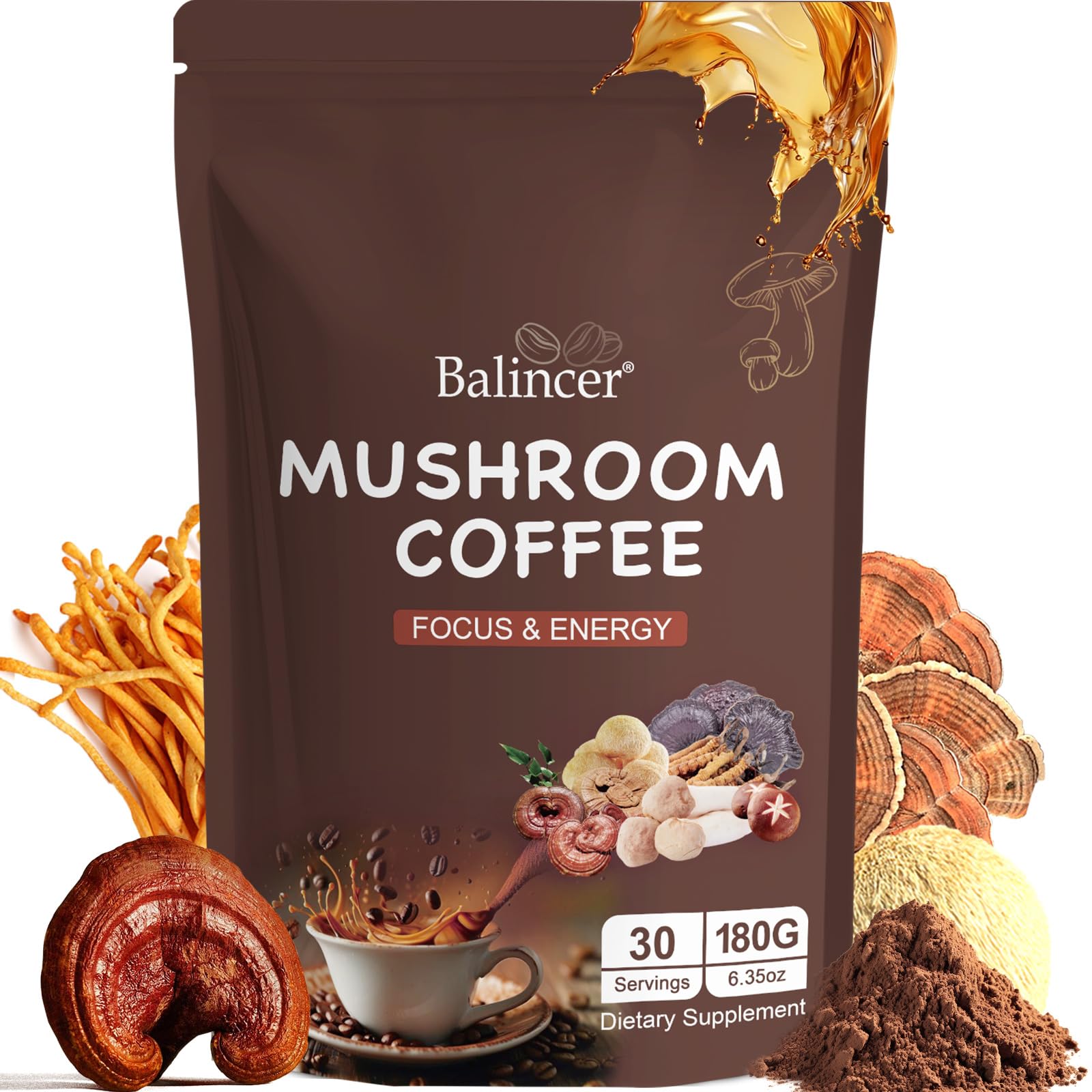 adaptogenic mushrooms for focus