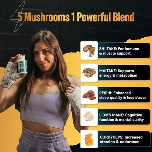 Adaptogenic mushrooms for overall wellness