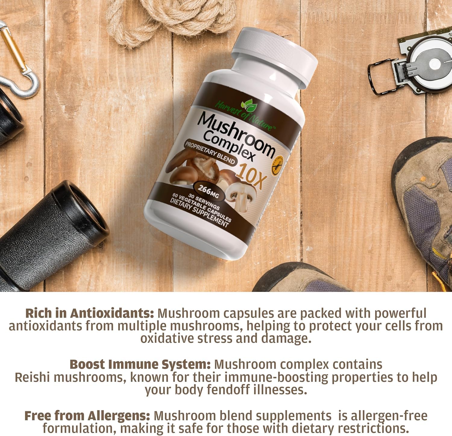 adaptogenic mushrooms for stress relief