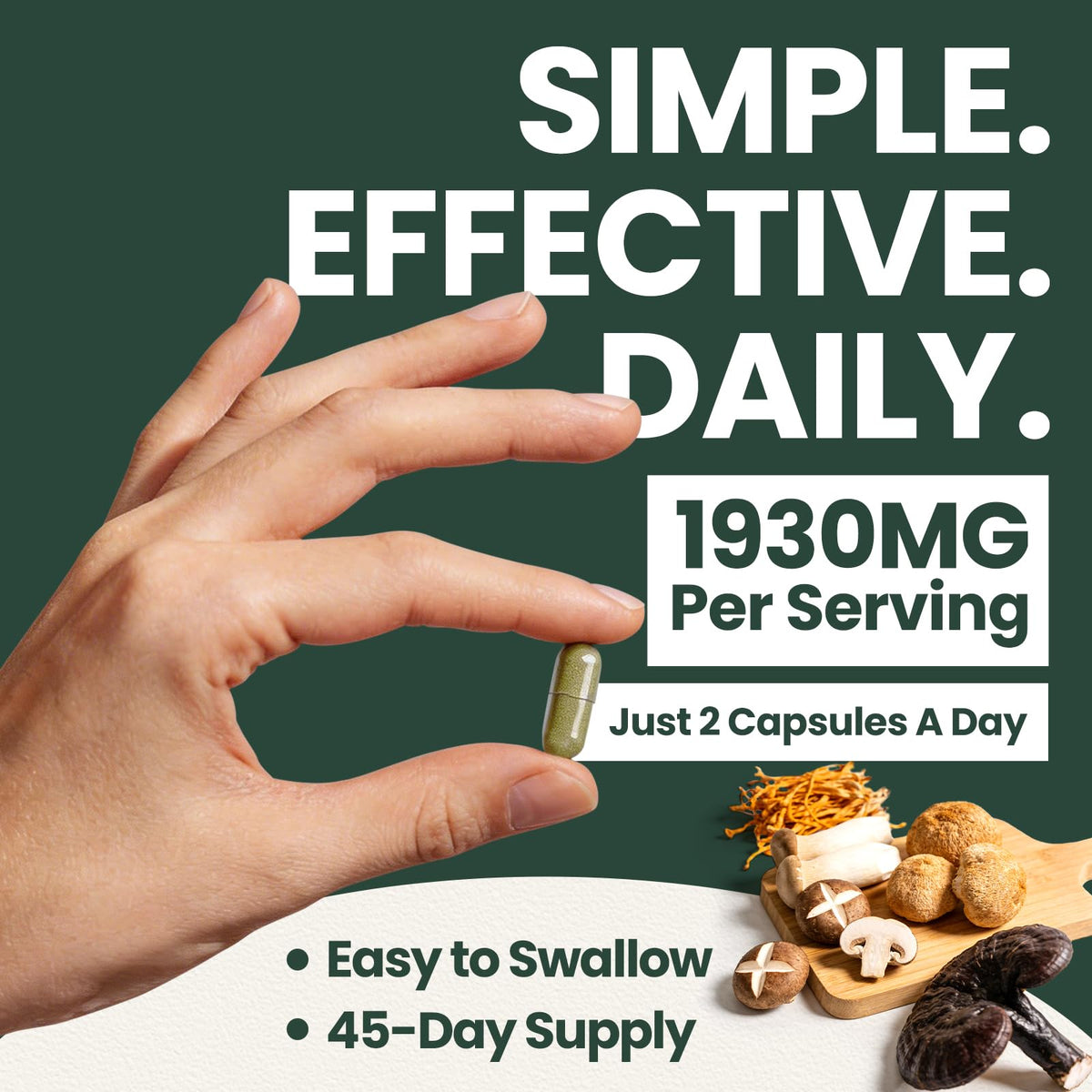Adaptogenic mushrooms for stress relief