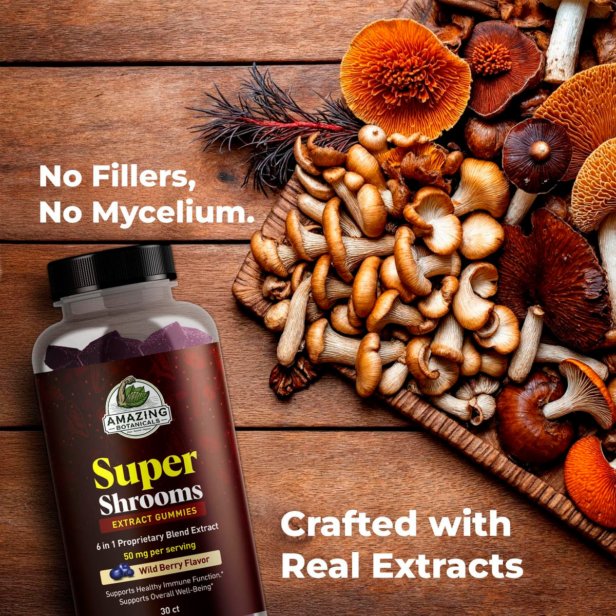 Adaptogenic mushrooms for stress relief