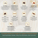 Adaptogenic mushrooms for wellness