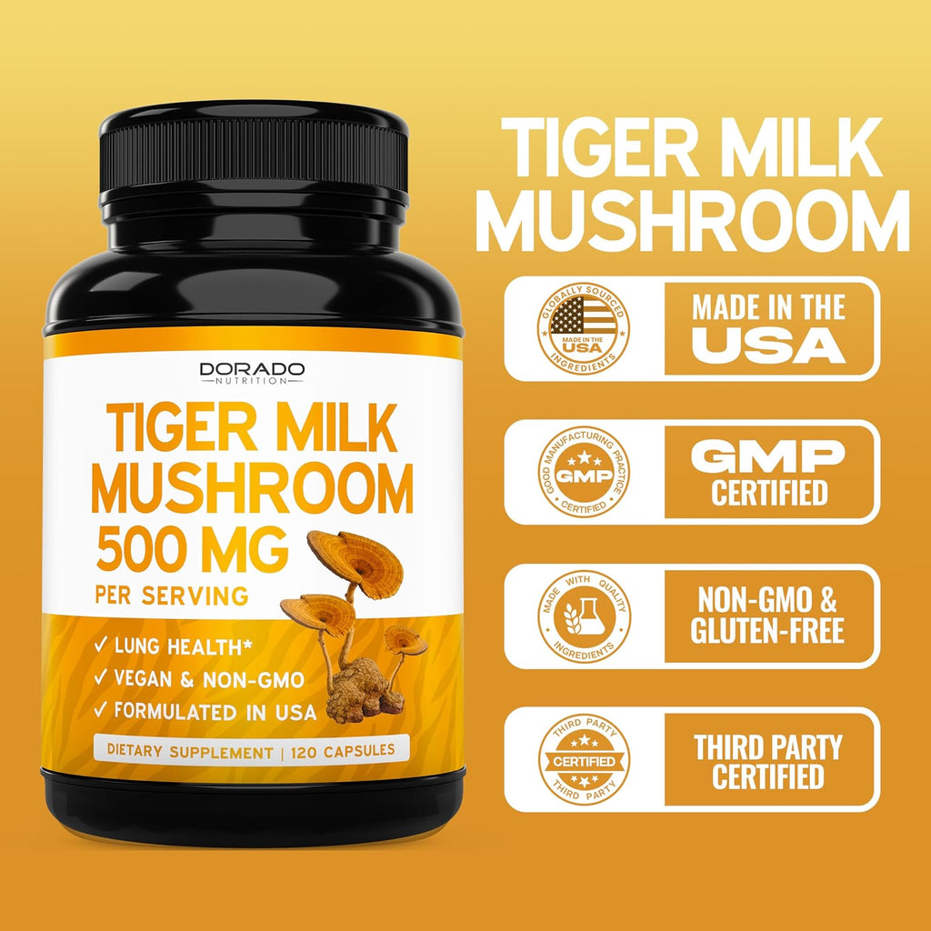 adaptogenic properties of Tiger Milk Mushroom