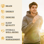 Adaptogenic reishi for enhanced vitality