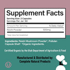 Adaptogenic Reishi mushroom for stress relief