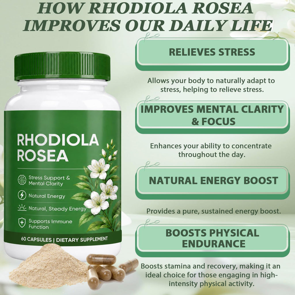 adaptogenic rhodiola for energy boost